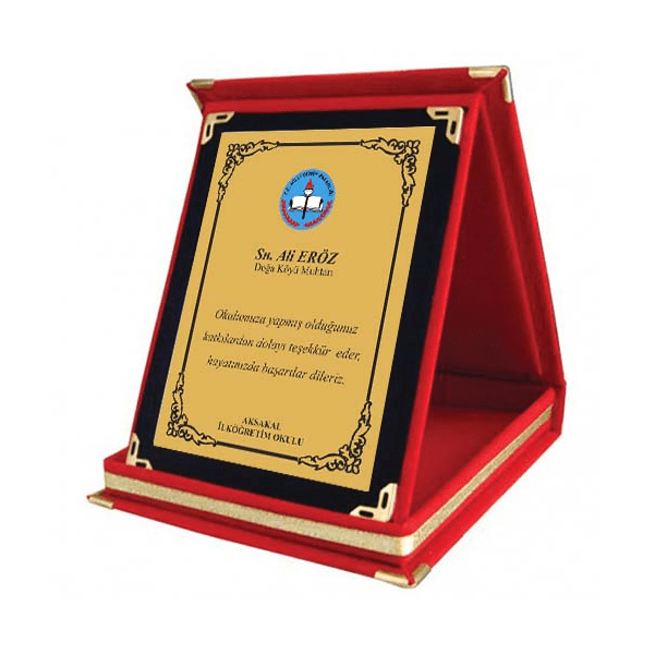 Plaket Yazıları - Bandırma Plaket